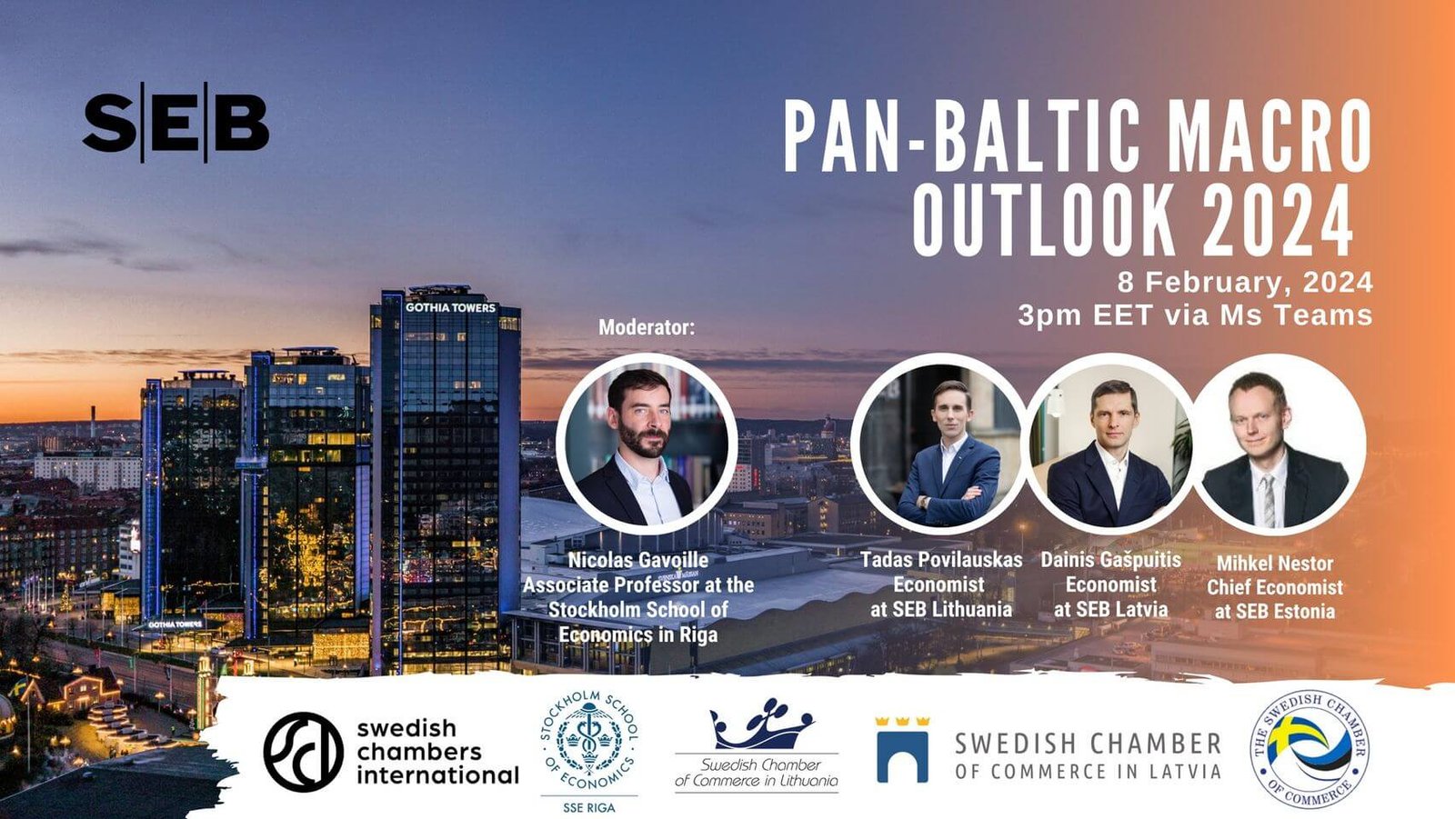SCCL JOINT EVENTS | Pan-Baltic Macro Outlook 2024 - SCCL